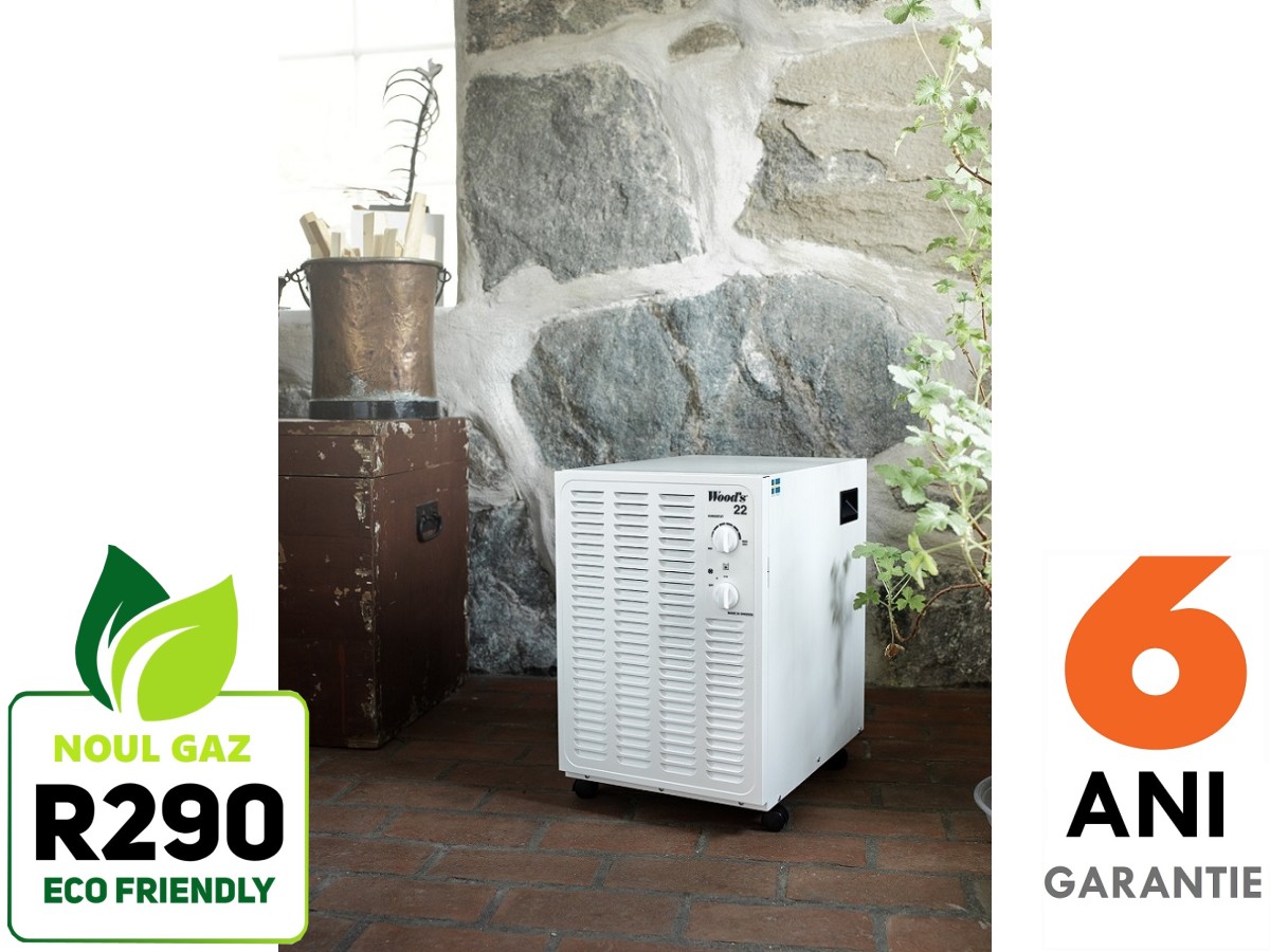 Dezumidificator si purificator Woods SW38FW Suedia | Soldec Shop